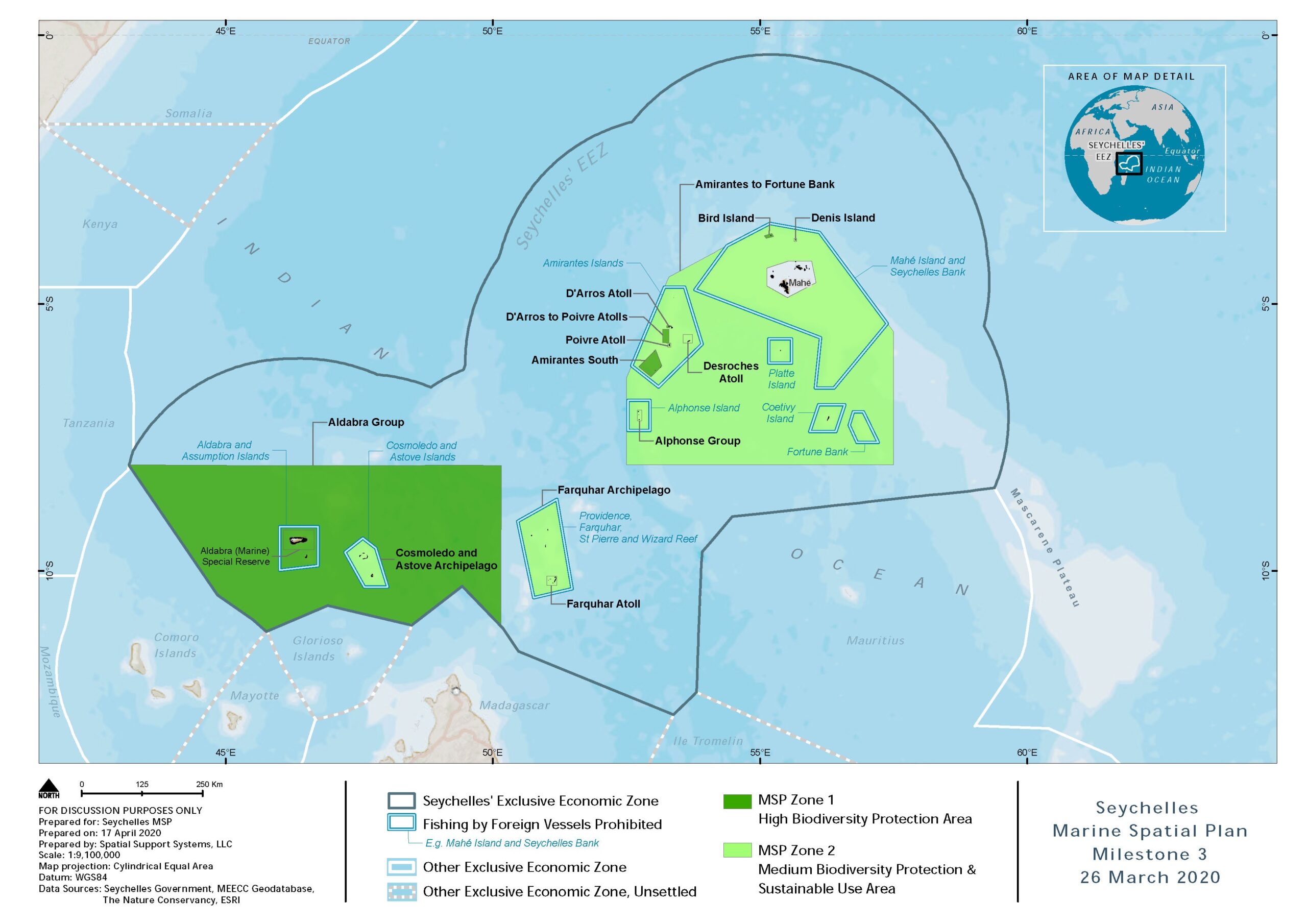 The Seychelles Marine Spatial Plan Signed into Law - Blue Economy ...